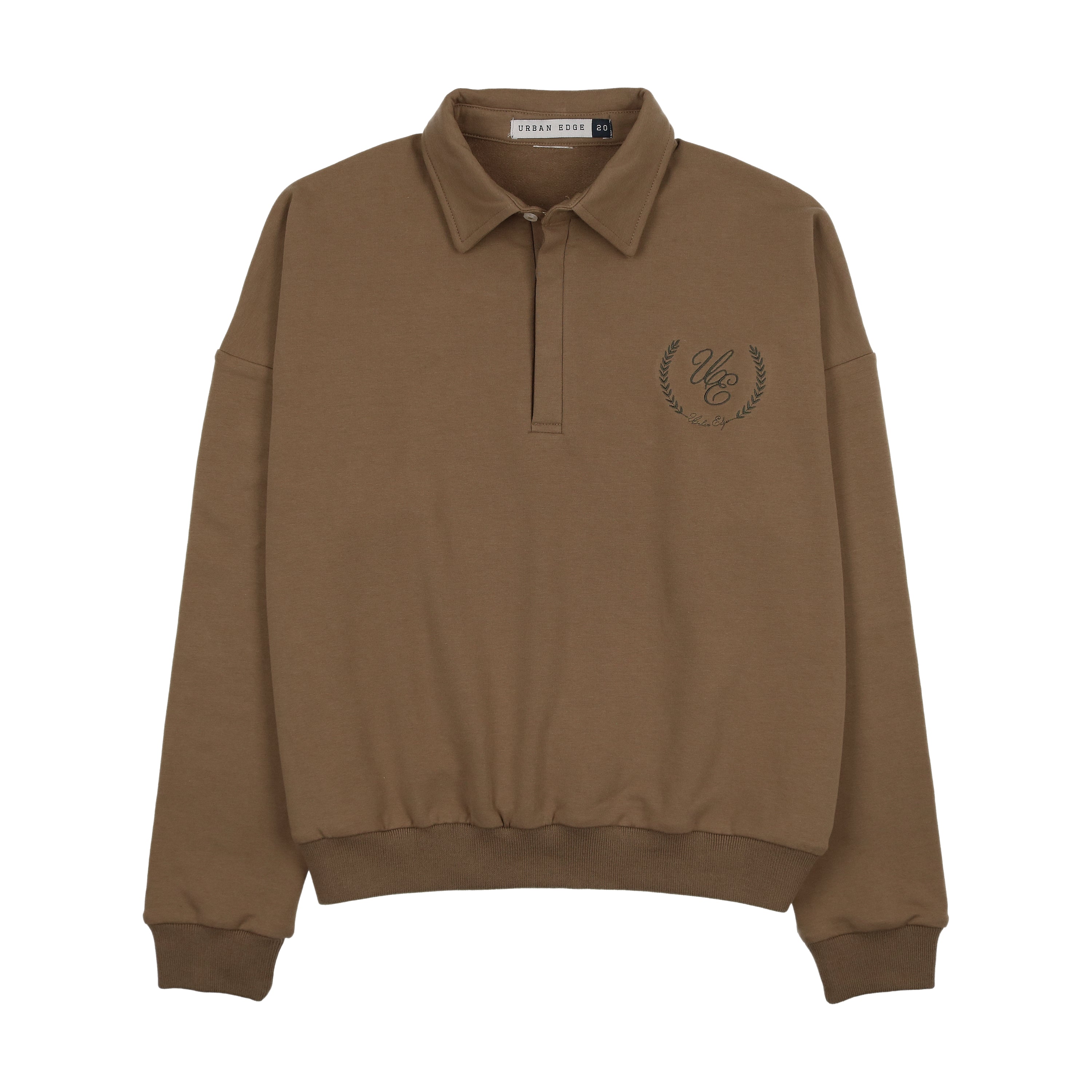 Polo Sweatshirt Khaki – Urban Edge